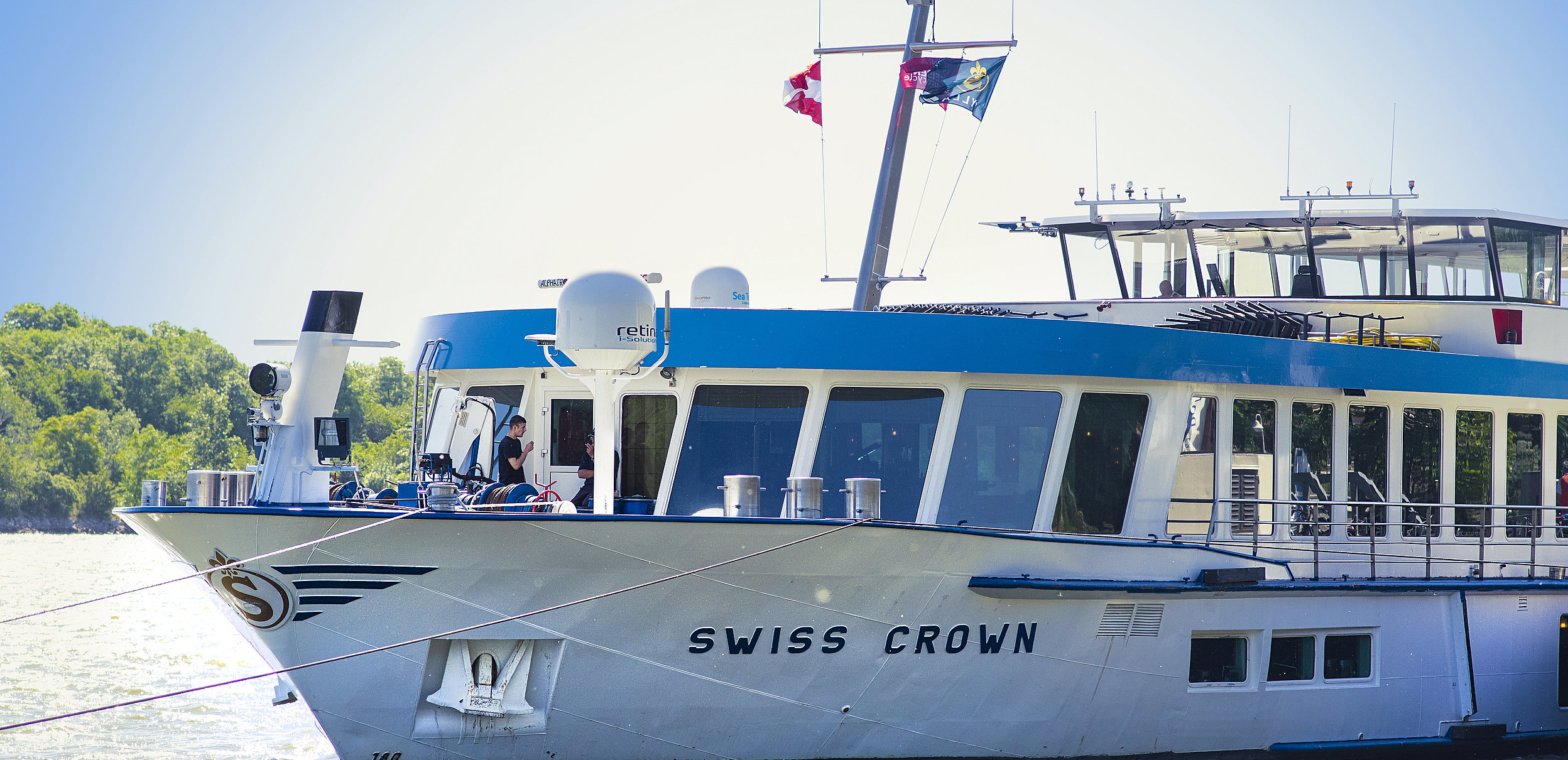 Barge Swiss Crown for bike and boat tours | Cycletours