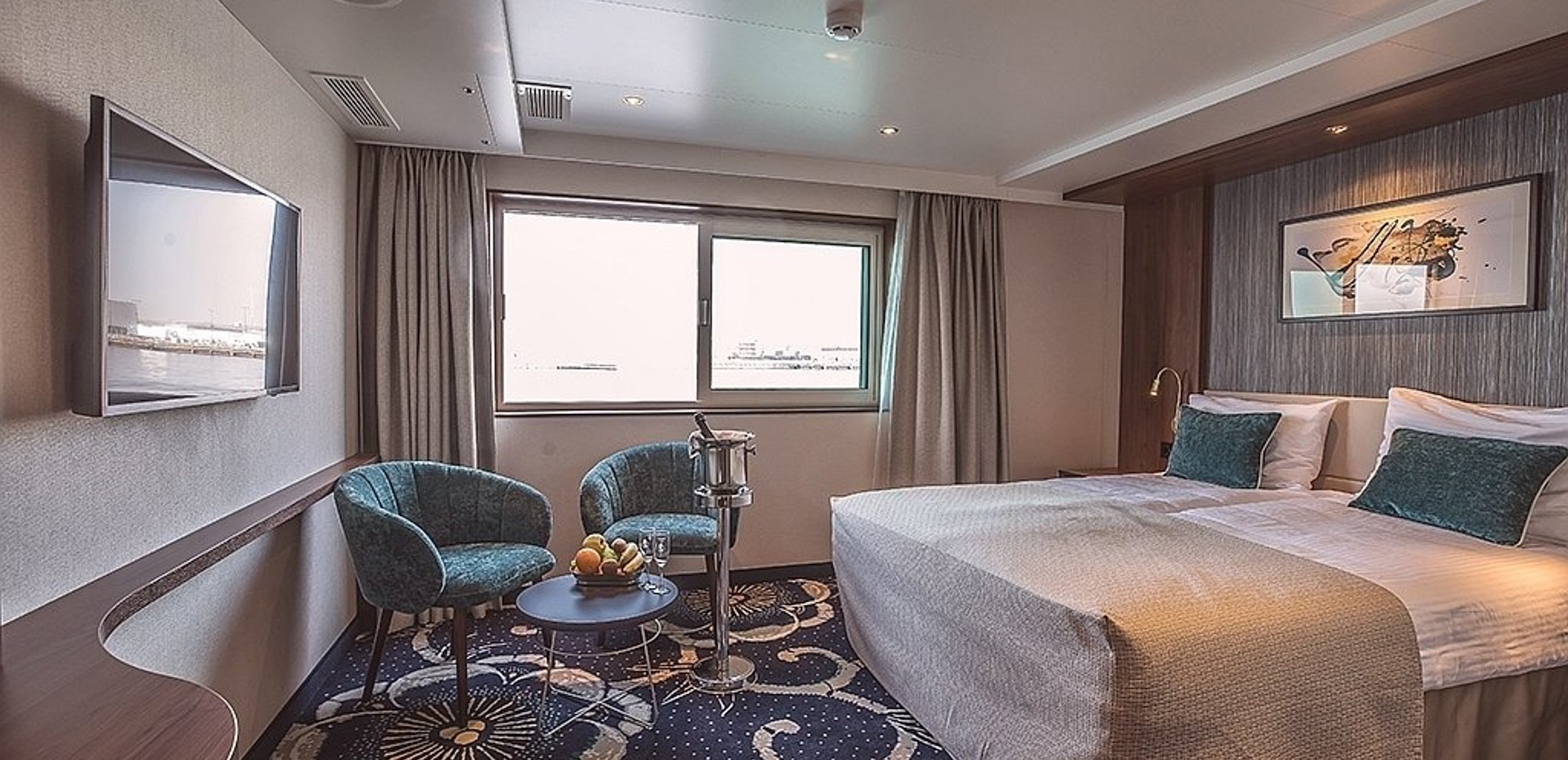 Barge Swiss Crown for bike and boat tours | Cycletours